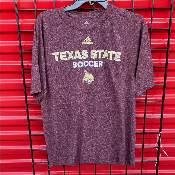 adidas | Shirts | Adidas Texas State Soccer Maroon Tshirt | Poshmark